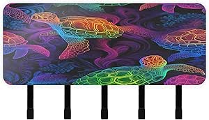 Amazon.com: Nesatuwa Colorful Sea Turtles Key Holder for Wall,Acrylic ...