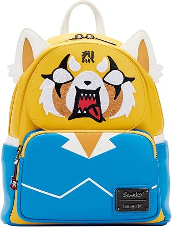 Loungefly Sanrio Aggretsuko - Mini mochila para cosplay de dos caras ...