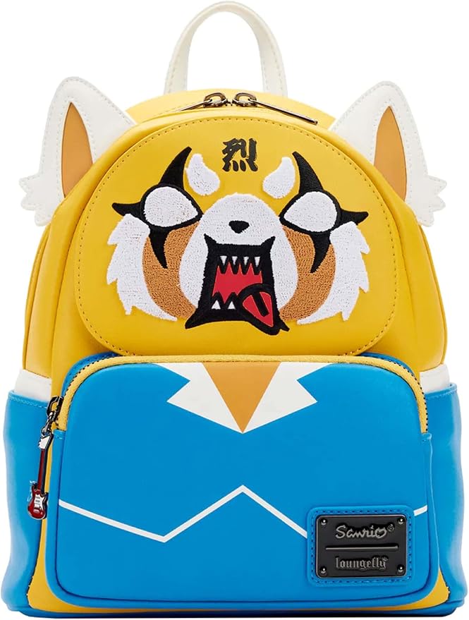 Loungefly Sanrio Aggretsuko - Mini mochila para cosplay de dos caras ...
