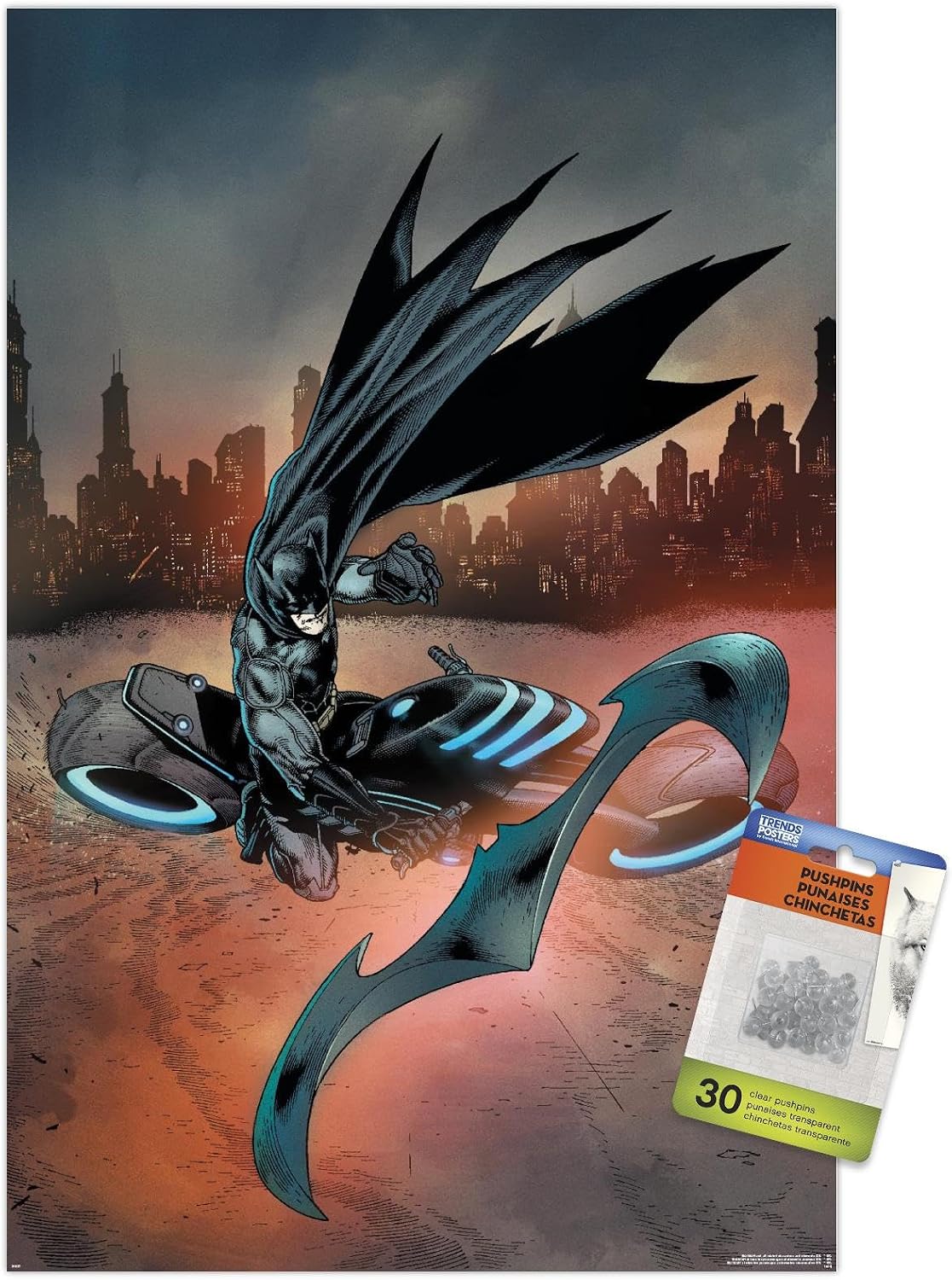 Amazon.com: Trends International DC Comics Batman - Batman throwing ...