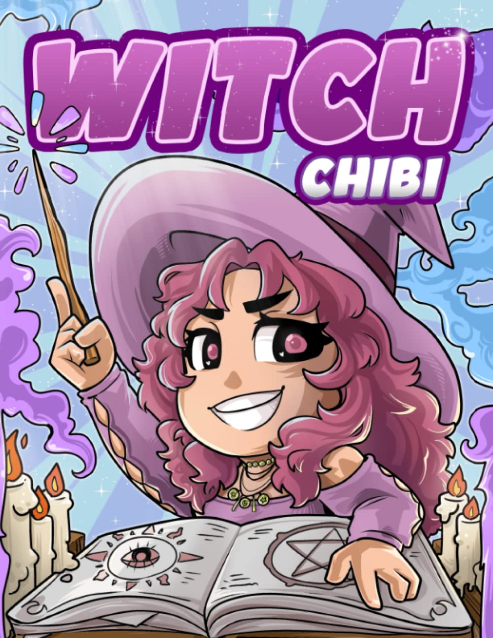 Chibi Witch Coloring Book: Creepy Kawaii Coloring Book Featuring ...