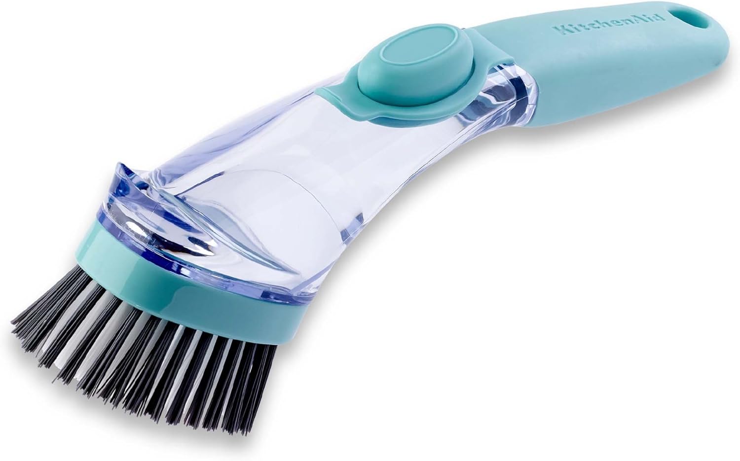 Amazon.com: Kitchenaid Classic Soap Dispensing Sink Brush, Aqua Sky, 9 ...