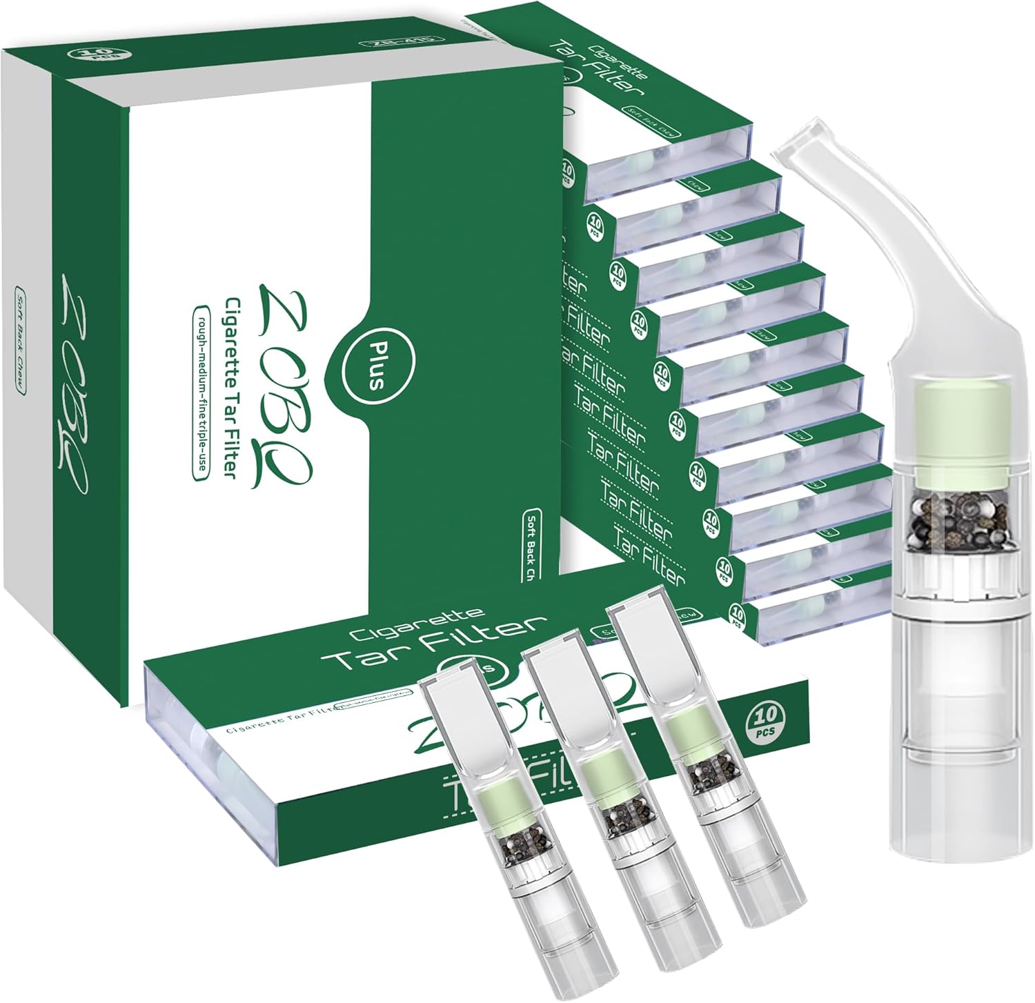 Amazon.com: Premium Discardable 14-Layer Cigarette Filter Mouthpiece ...