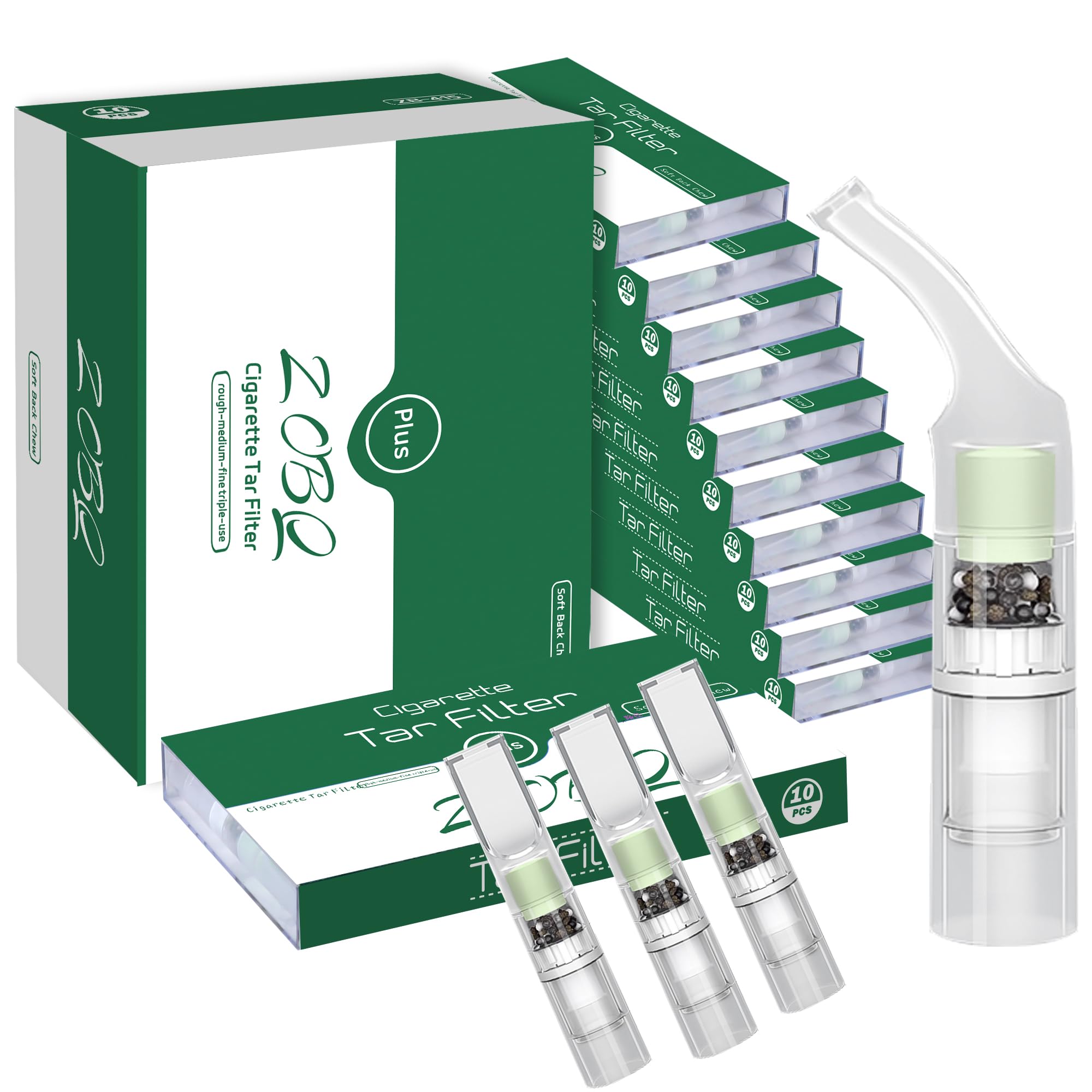 Amazon.com: Premium Discardable 14-Layer Cigarette Filter Mouthpiece ...