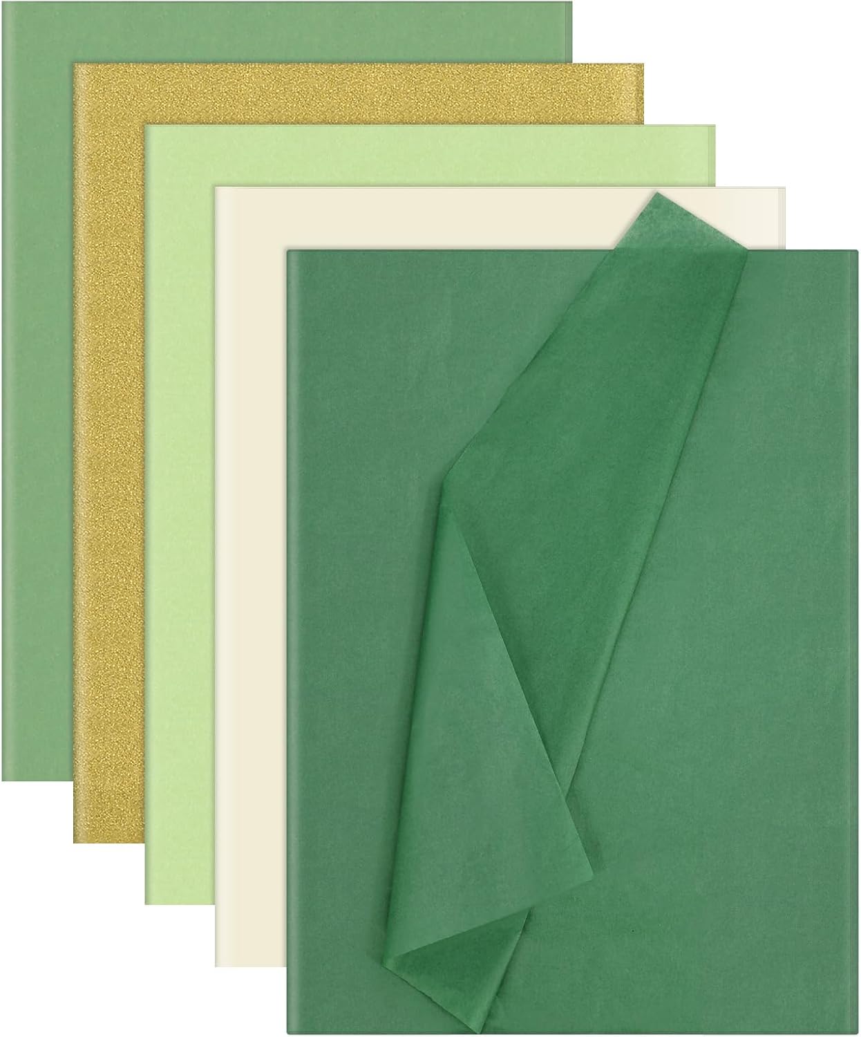 Amazon.com: 100 Sheets Green Tissue Paper, Sage Green Tissue Paper for ...