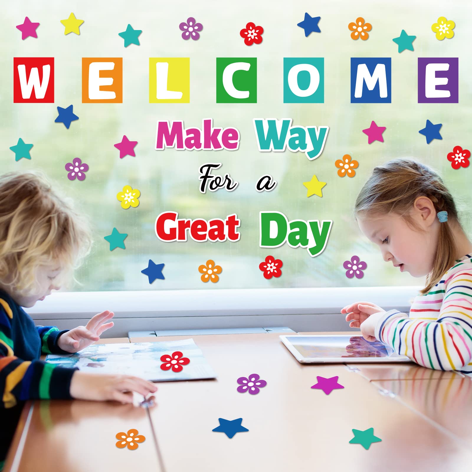 Snapklik.com : Gisgfim Classroom Bulletin Board Decoration Set Welcome ...