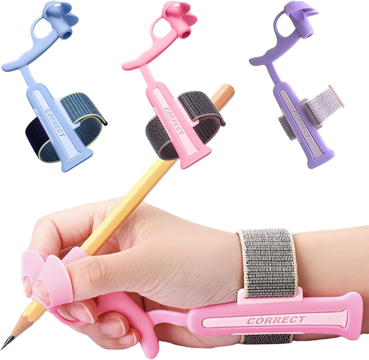 Amazon.com : Upgraded Pencil Grips for Kids Handwriting (Pen Grip ...