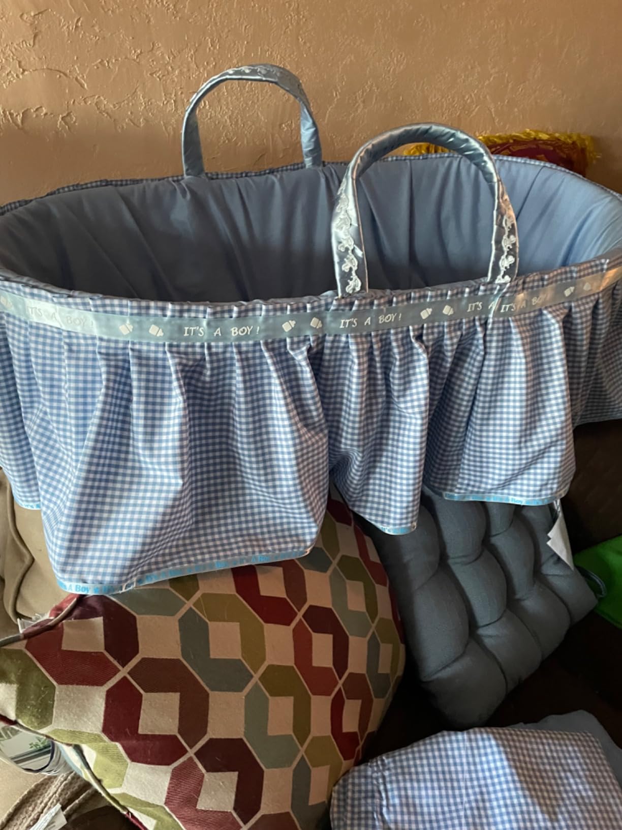 Amazon.com: Baby Wicker Moses Basket, Natural Look Baby Basket - Baby ...