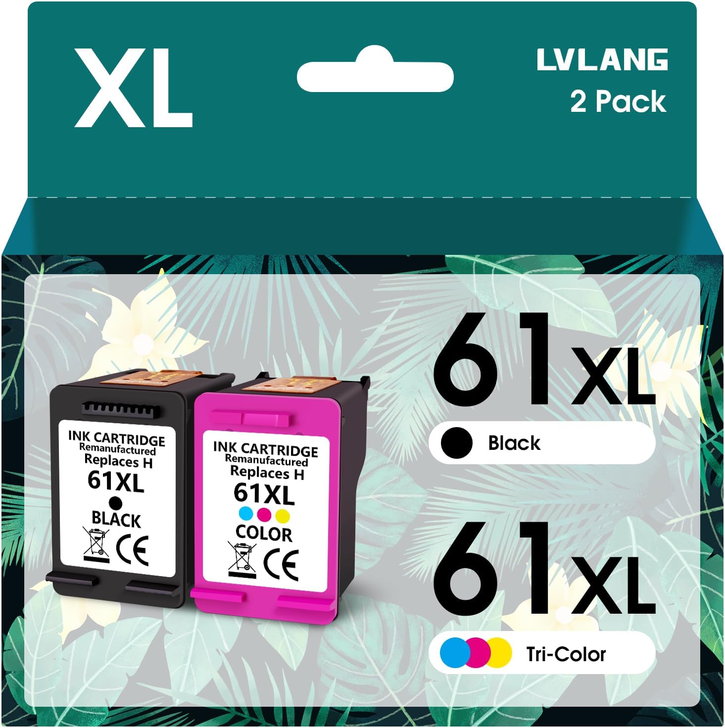 Amazon.com: 61XL Ink Cartridge, High Yield, Replacement for HP 61 61XL ...