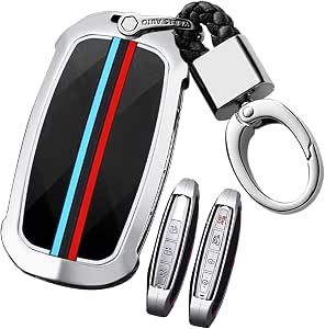 Amazon.com: SANRILY Luminous 5-6-7-8 Button Key Fob Cover Compatible ...