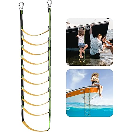 Amazon.com: Boat Rope Ladder, Marine Rope Ladder, Assist Boarding ...