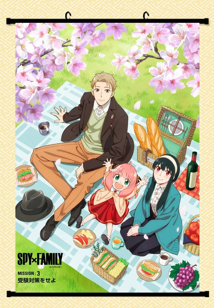 Spy X Family Posters Scroll Style Anya Forger Yor Forger | Desertcart ...