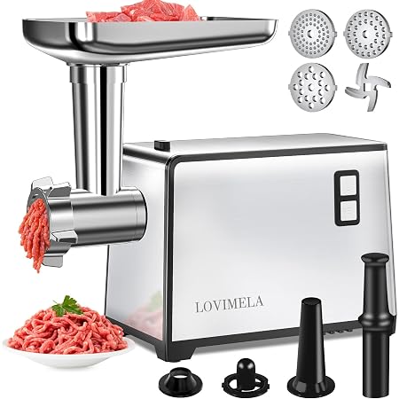 Amazon.com: ALTRA LIFE Meat Grinder, Sausage Stuffer, [2800W Max ...