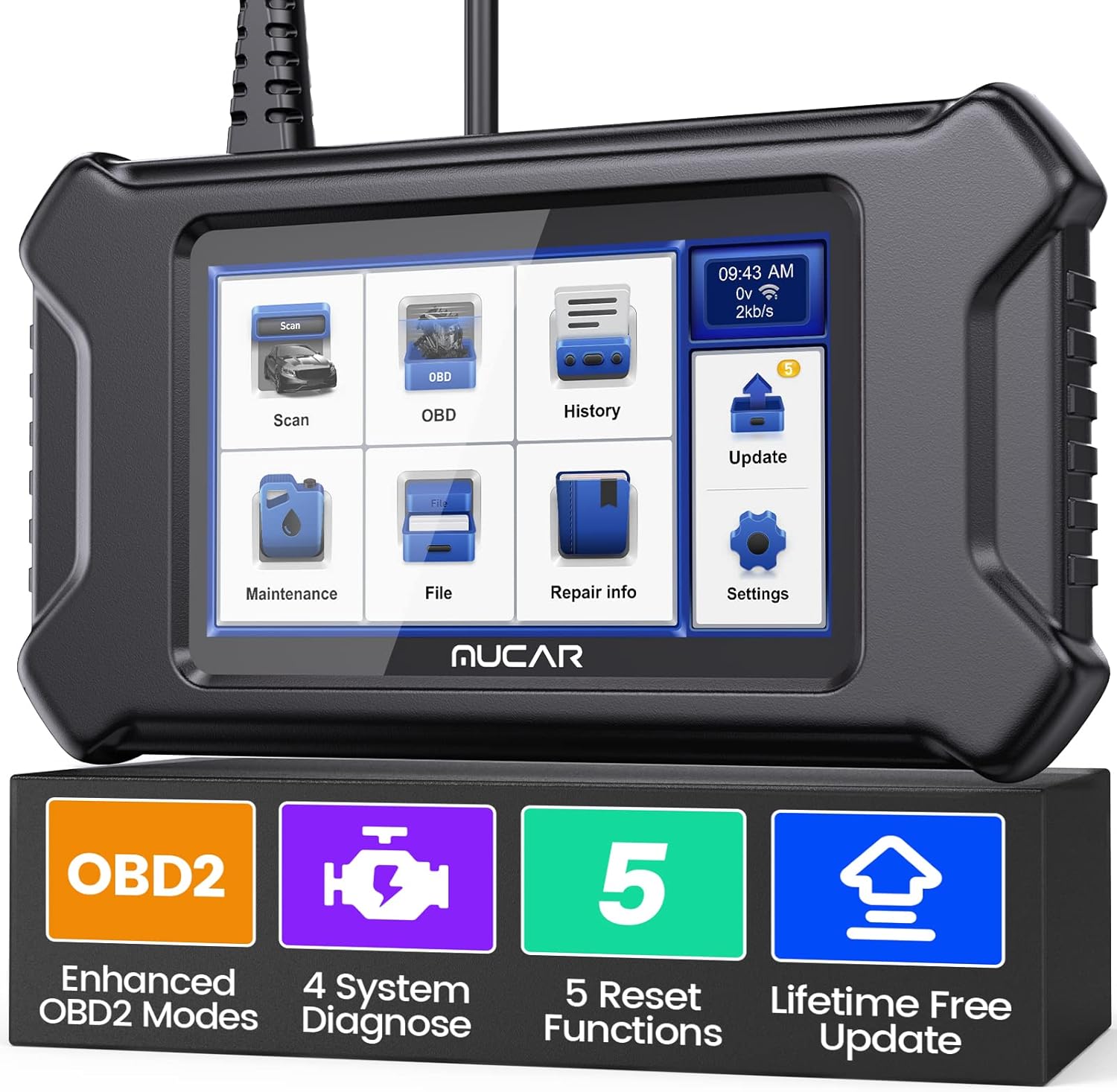 Amazon.com: OBD2 Scanner Diagnostic Tool Scanner for Car, Full OBD2 ...