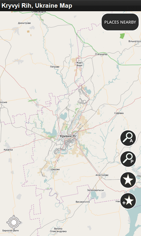Kryvyi Rih, Ukraine - Offline Map - App on Amazon Appstore