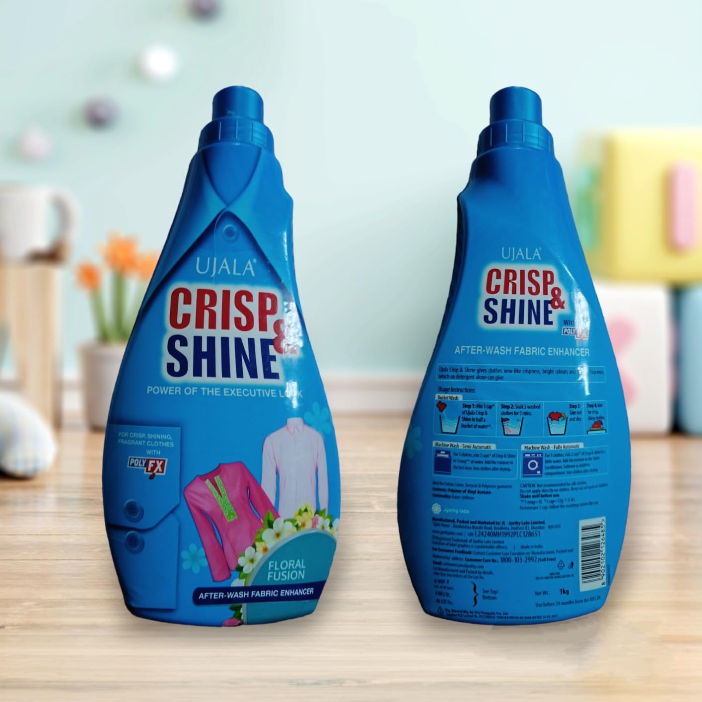 Ujala Crisp & Shine Liquid Fabric Enhancer 200gm | After Wash Liquid ...