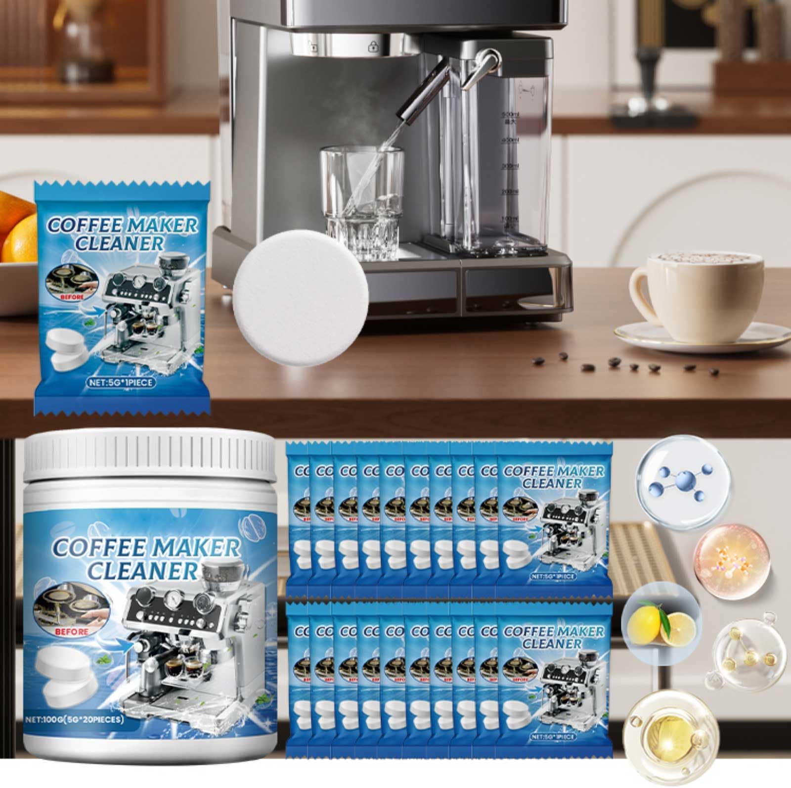 Espresso Machine Cleaning Tablets Coffee Maker Cleaner | Desertcart INDIA