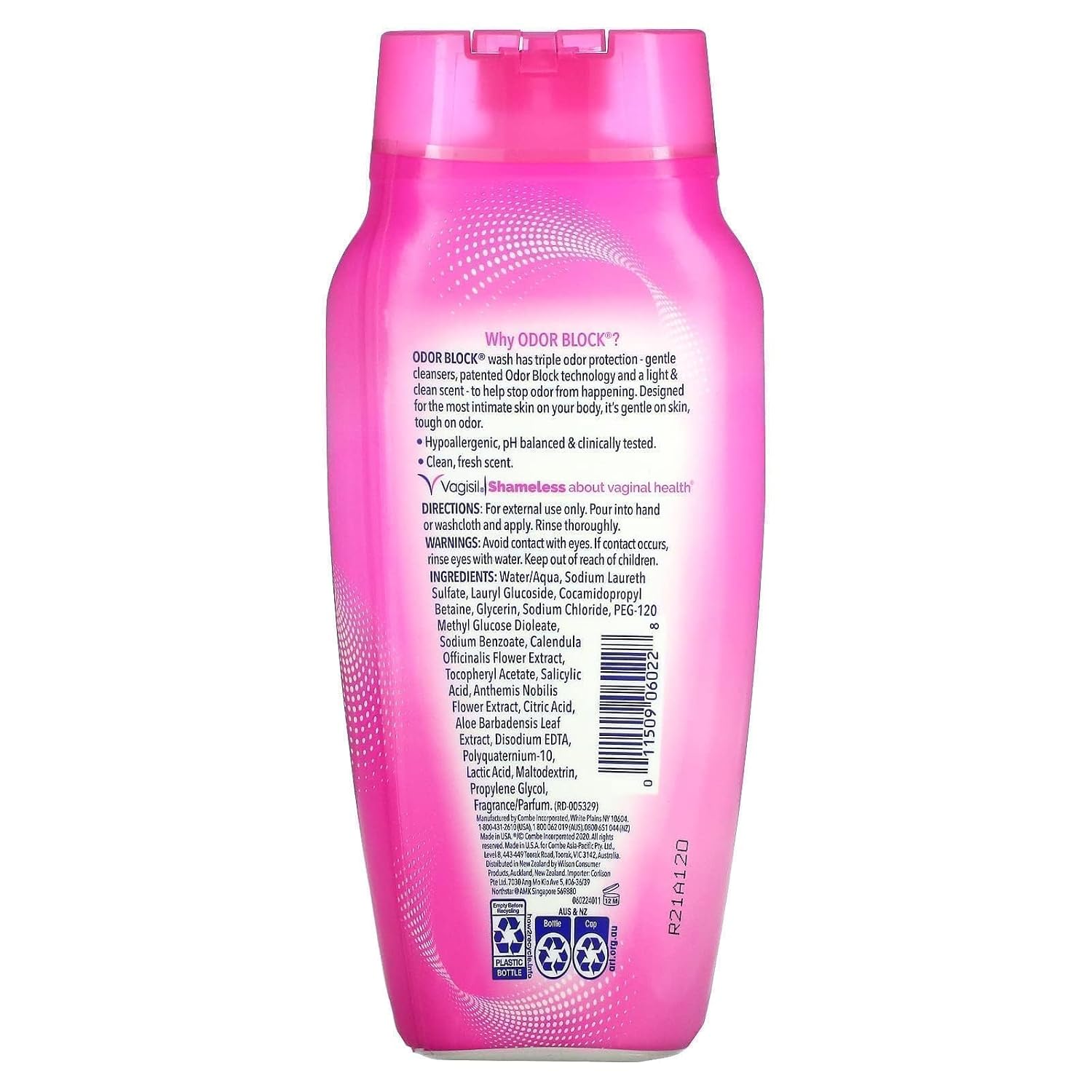 Vagisil Odor Block Daily Intimate Vaginal Wash 340 g – Limpeza e ...