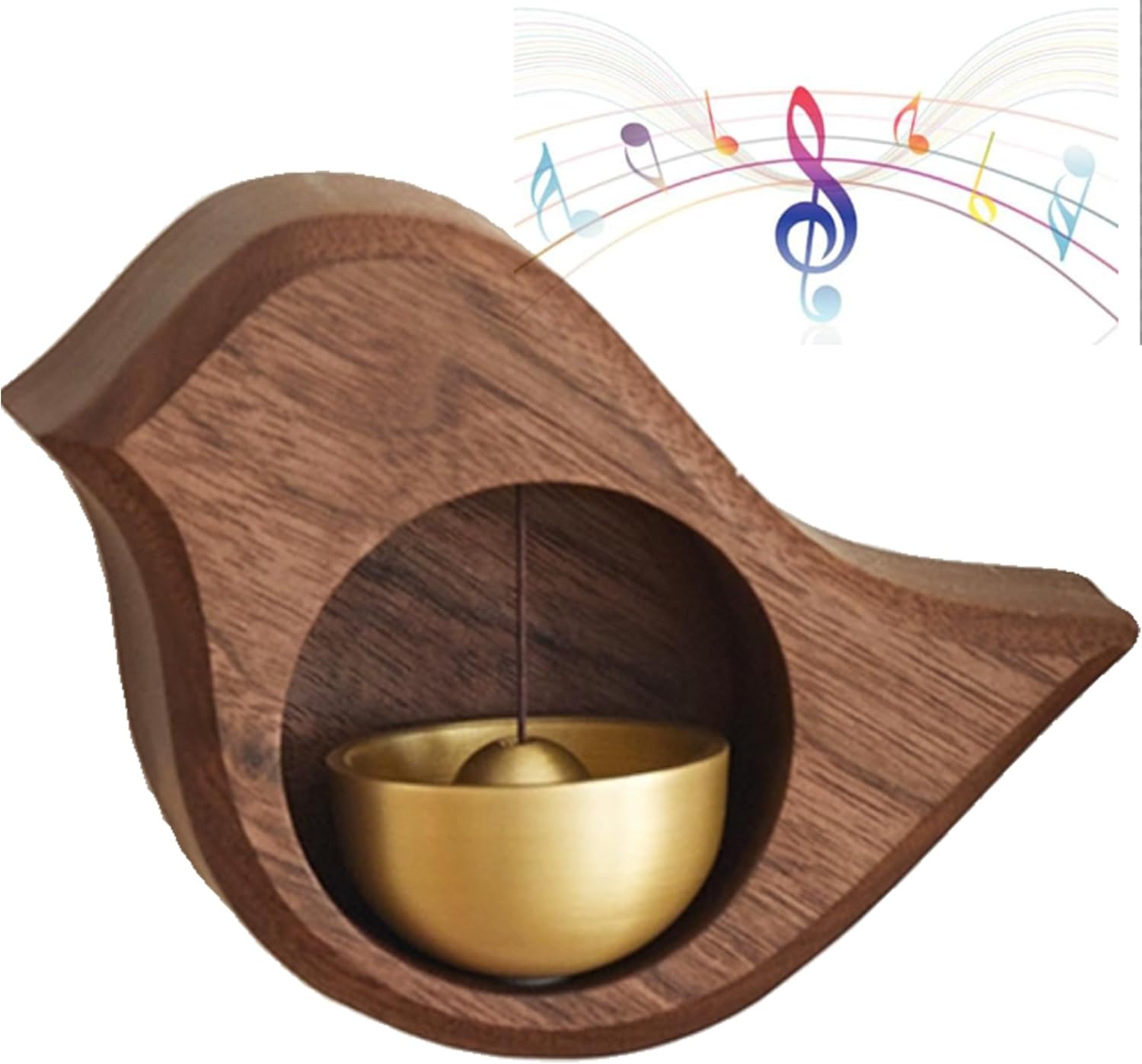 Amazon.com: Desricy Shopkeepers Bell for Door Opening Magnetic Wood ...