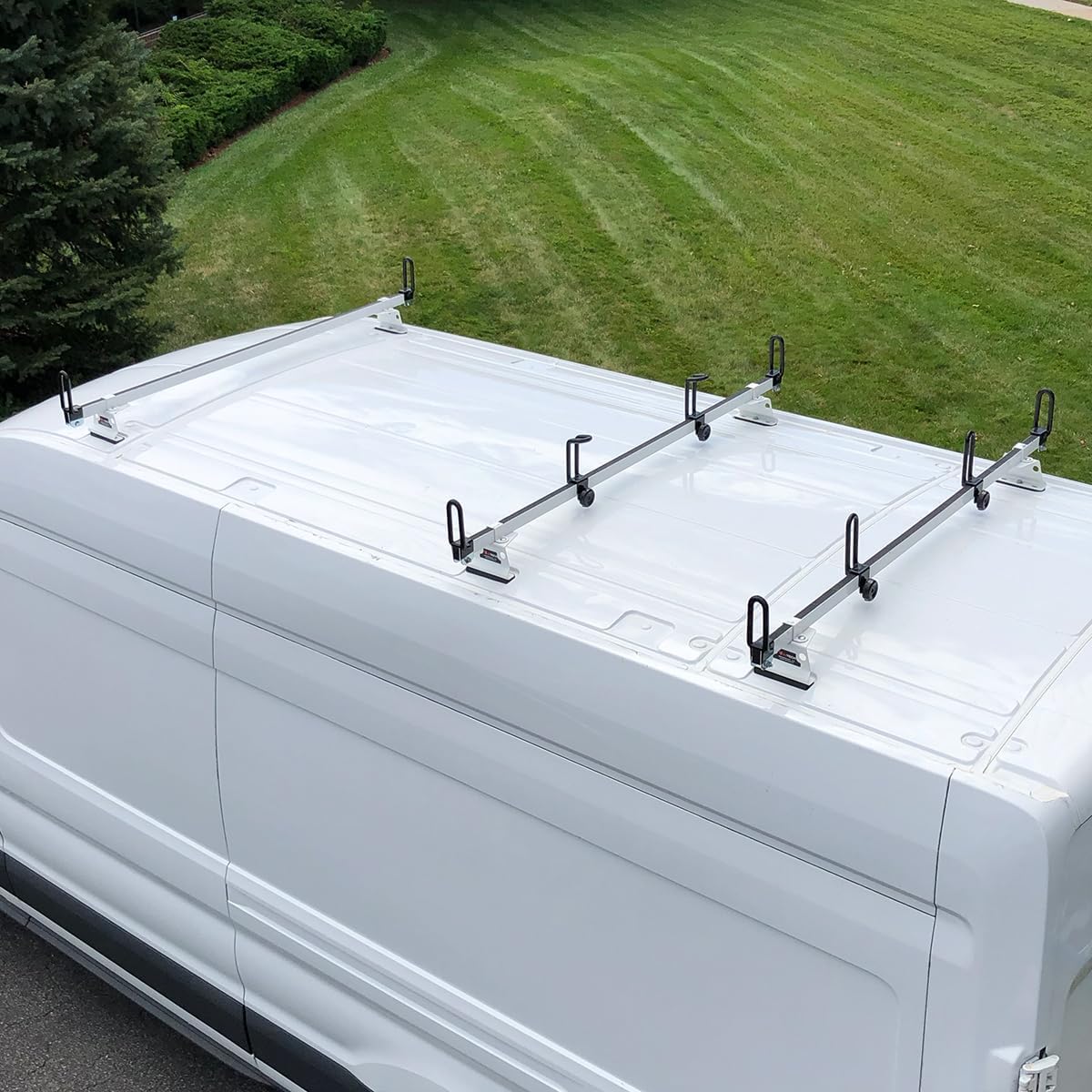 Amazon.com: Vantech GFY Heavy Duty 3 Bar Ladder Roof Rack Compatible ...