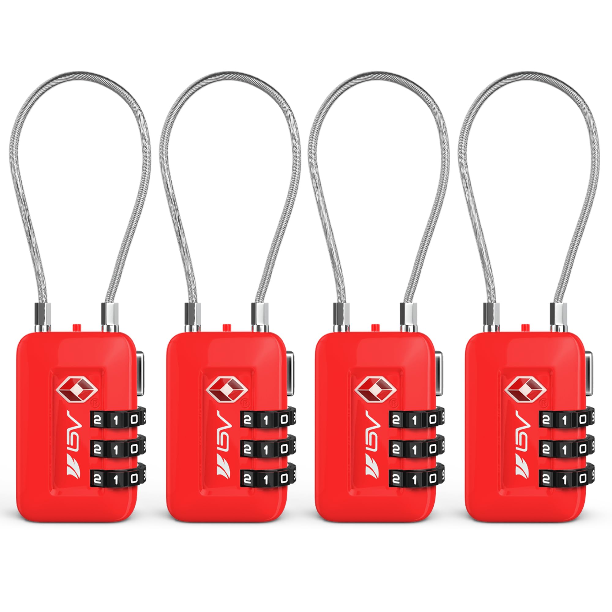 Snapklik.com : TSA Accepted Luggage Travel Lock, Set-Your-Own ...