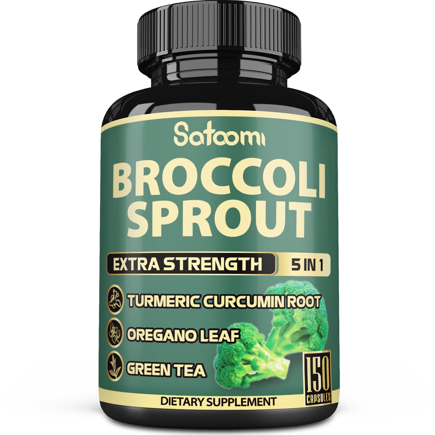Pure Broccoli Sprout Seed Extract Capsules - Equivalent 8450mg Of 5 ...