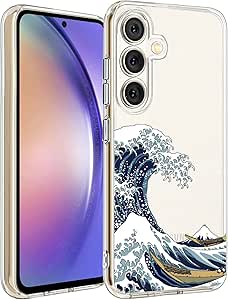 Amazon.com: Unov Case Compatible with Galaxy A54 5G Clear with Design Soft TPU Shock Absorption ...