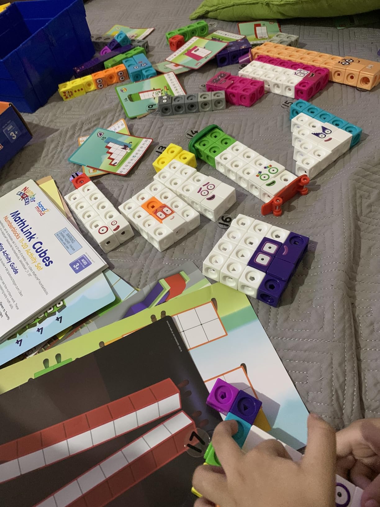 $8/mo - Finance hand2mind MathLink Cubes Numberblocks 11-20 Activity ...