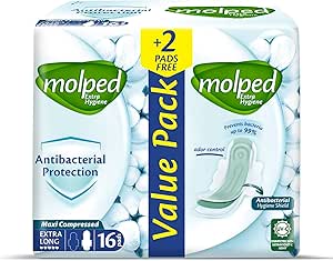 Molped Extra Hygiene - Value Pack - Extra Long - 16 Pads: Buy Online at ...