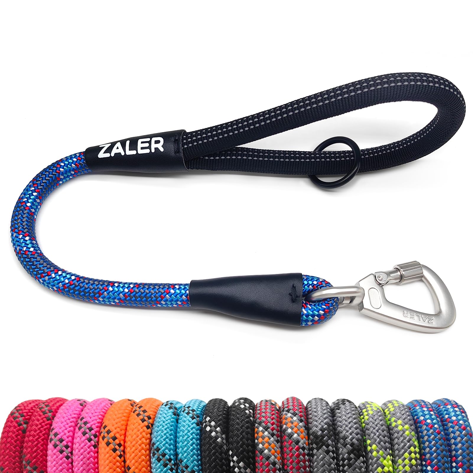 Amazon.com : ZALER Short Dog Leash, 26 Inches Rope Traffic Leashes for ...