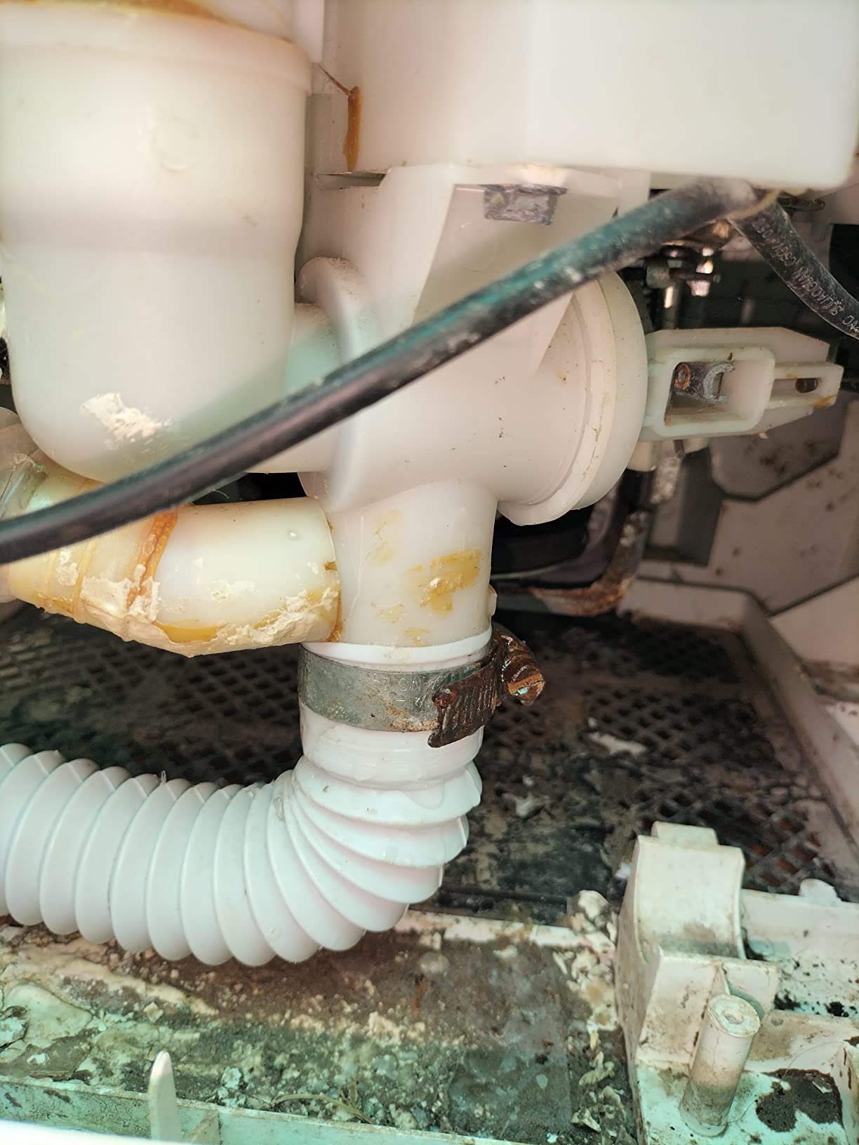 NEW WARE® Washing Machine Waste Water Drain Outlet Pipe suitable for ...