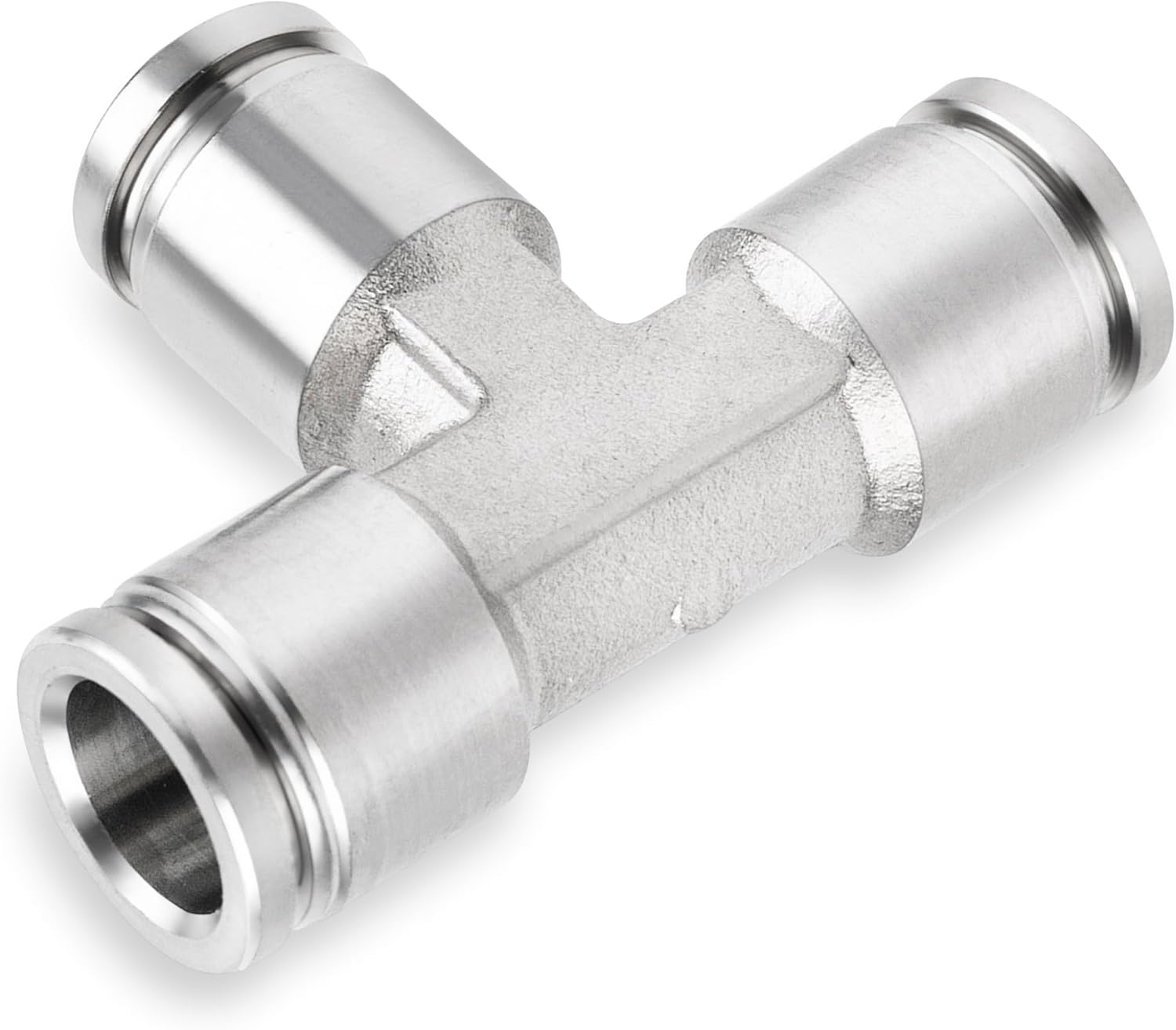 Amazon.com: Yoebor Stainless Steel 304 Pneumatic Push to Connect Tee ...
