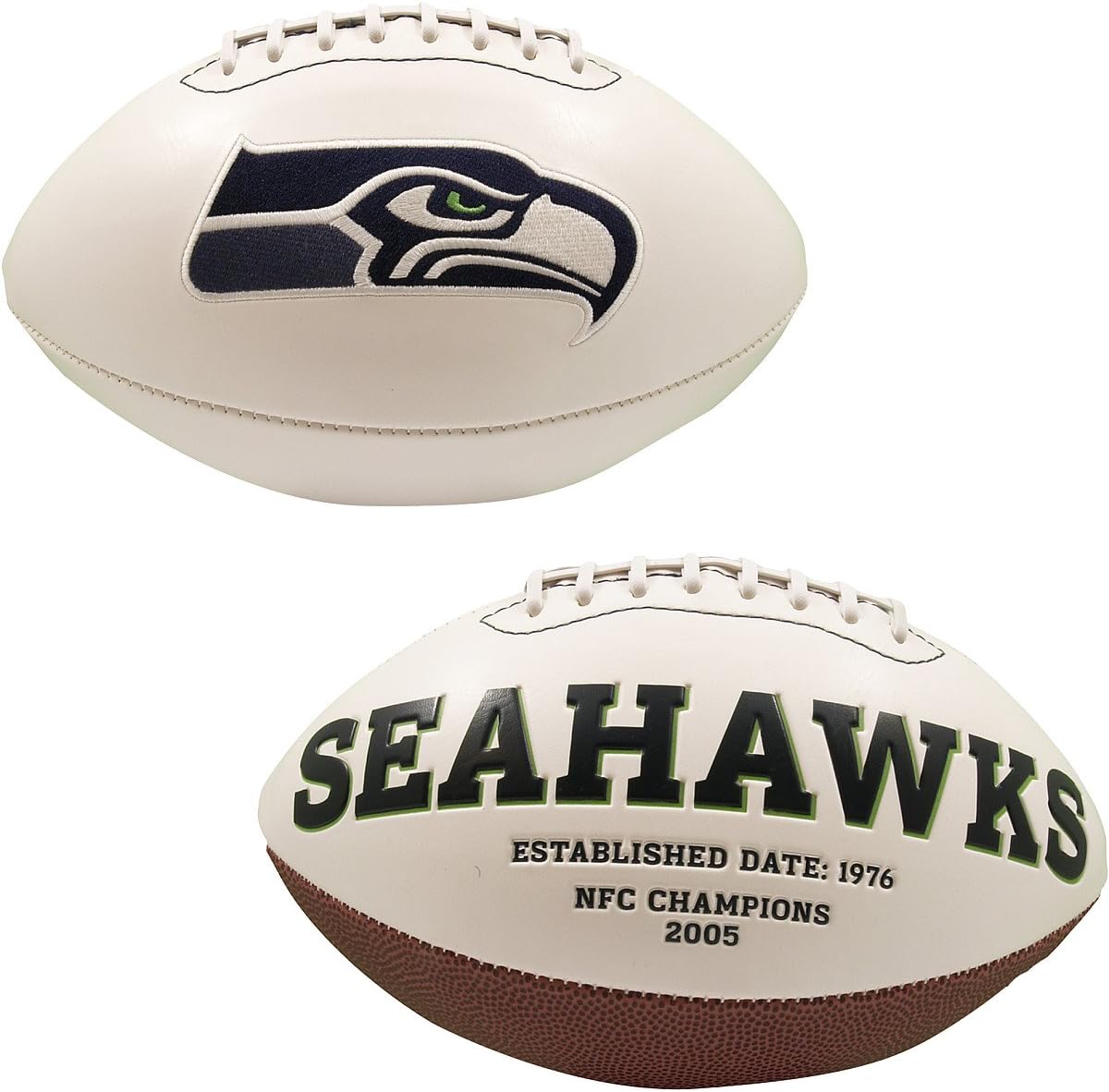 Rawlings NFL Signature Series Full Regulation-Size Football, Seattle ...