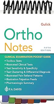 Ortho Notes: Clinical Examination Pocket Guide: 9781719648622: Medicine ...