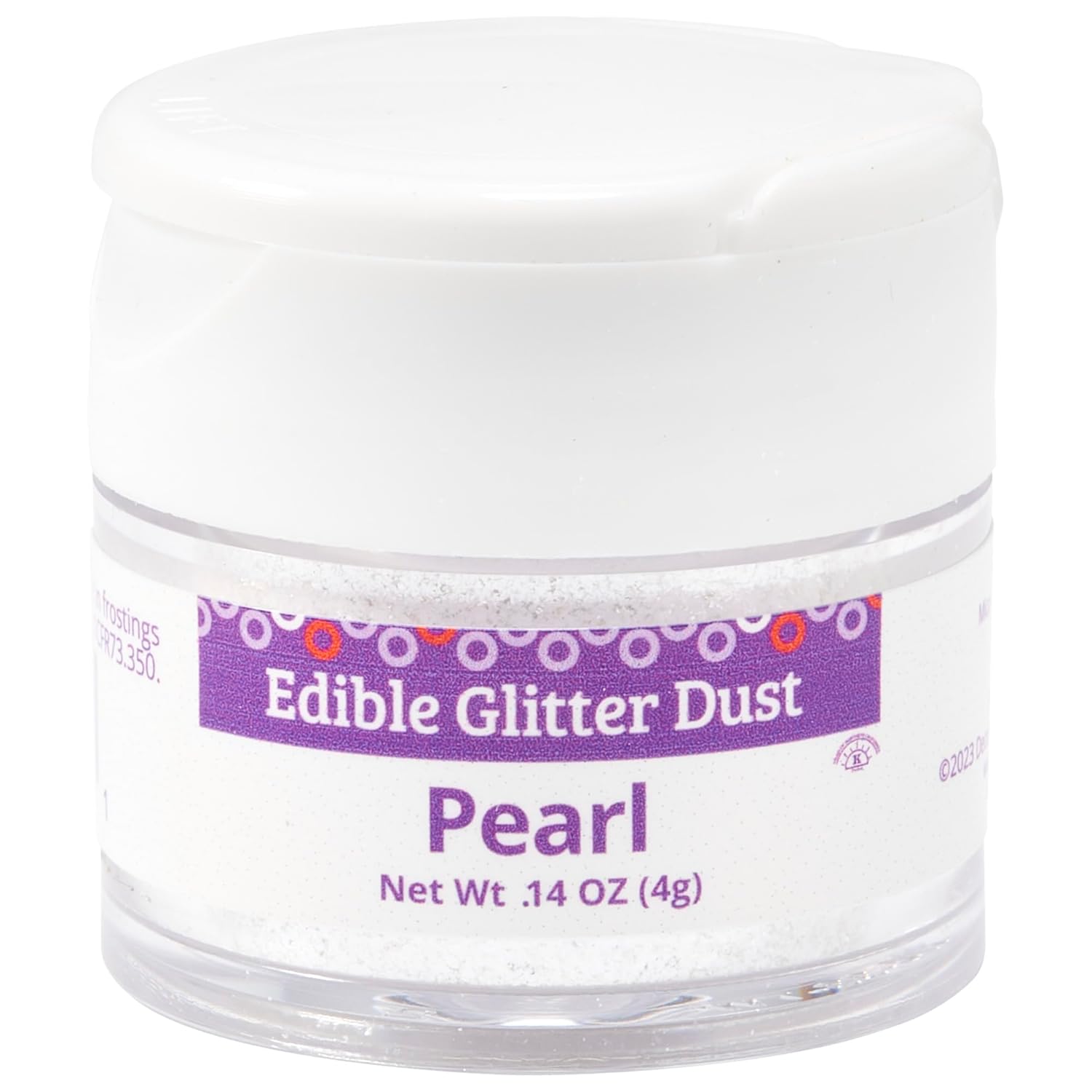 Amazon.com: DecoPac Edible Glitter Dust | Pearl | Edible Sparkle Powder ...