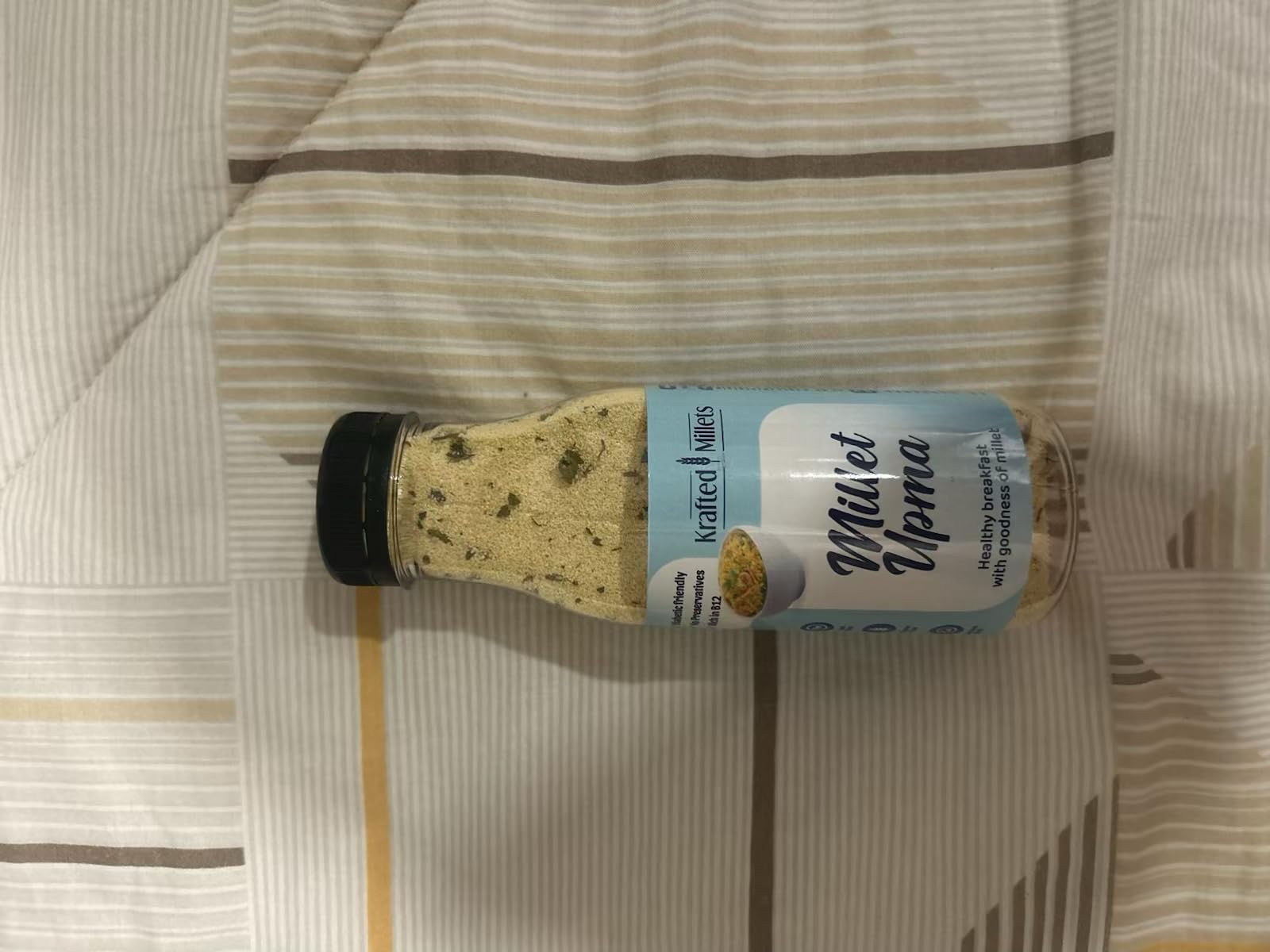 Krafted Millets Instant Upma Mix (Gluten-Free, No Palm Oil) - Instant Healthy Breakfast (Pack Of ...