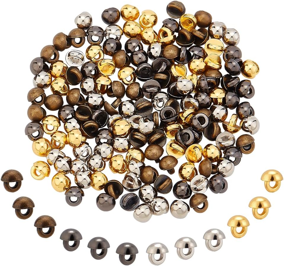 Amazon.com: NBEADS 200 Pcs 4 Colors Mini Shank Buttons, 4mm Diameter ...