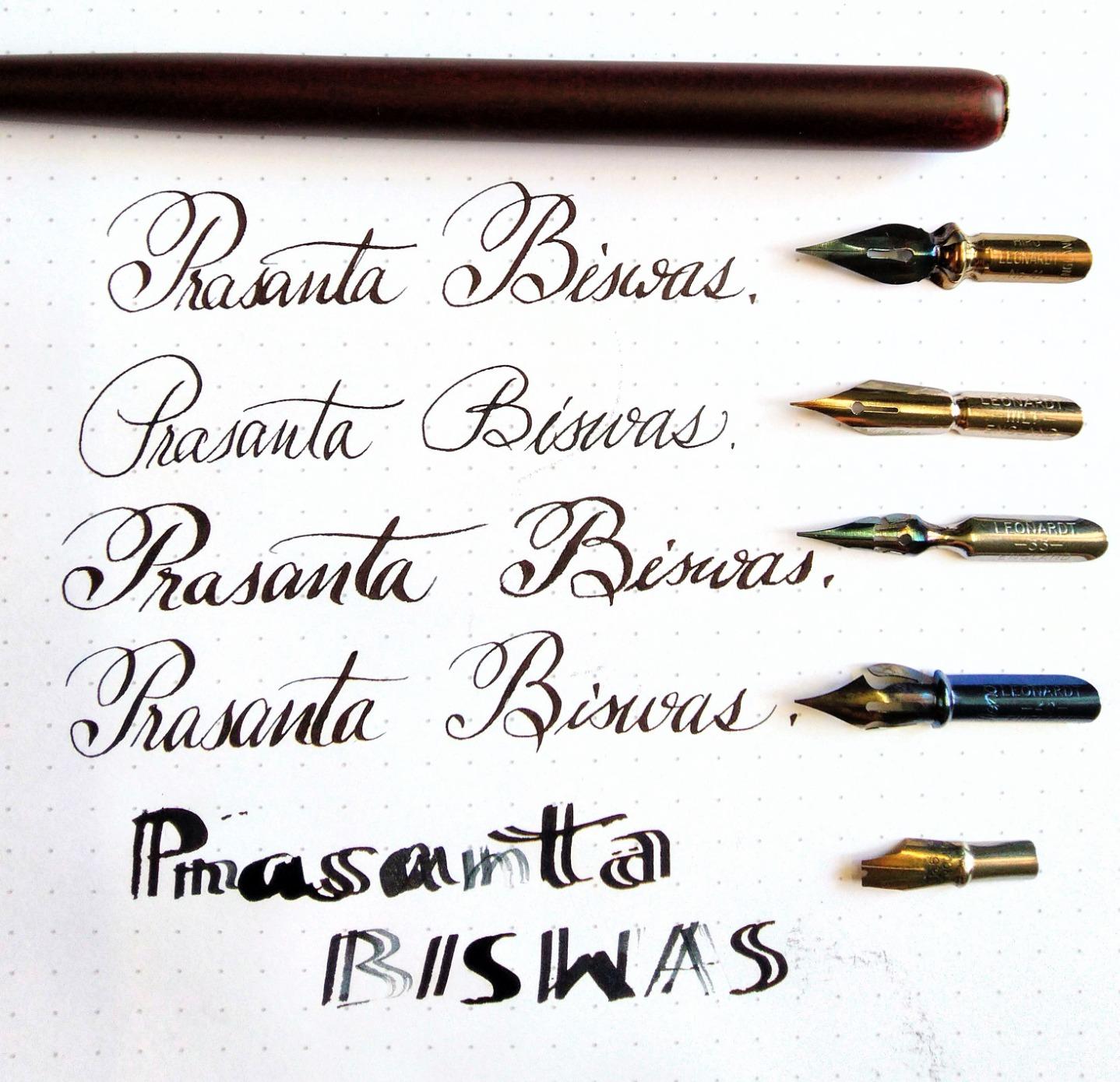 Manuscript Leonardt Copperplate & Shadow Dip Pen & Nib Set : Amazon.in ...