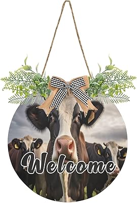 Amazon.com: Deroro Welcome We Hope You Like Dogs Front Door Sign, Dog ...