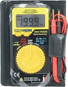 Amazon.co.jp: Jefcom DM-700S Pocket Digitator, Voltage, Resistance, and Conduction Check : DIY ...