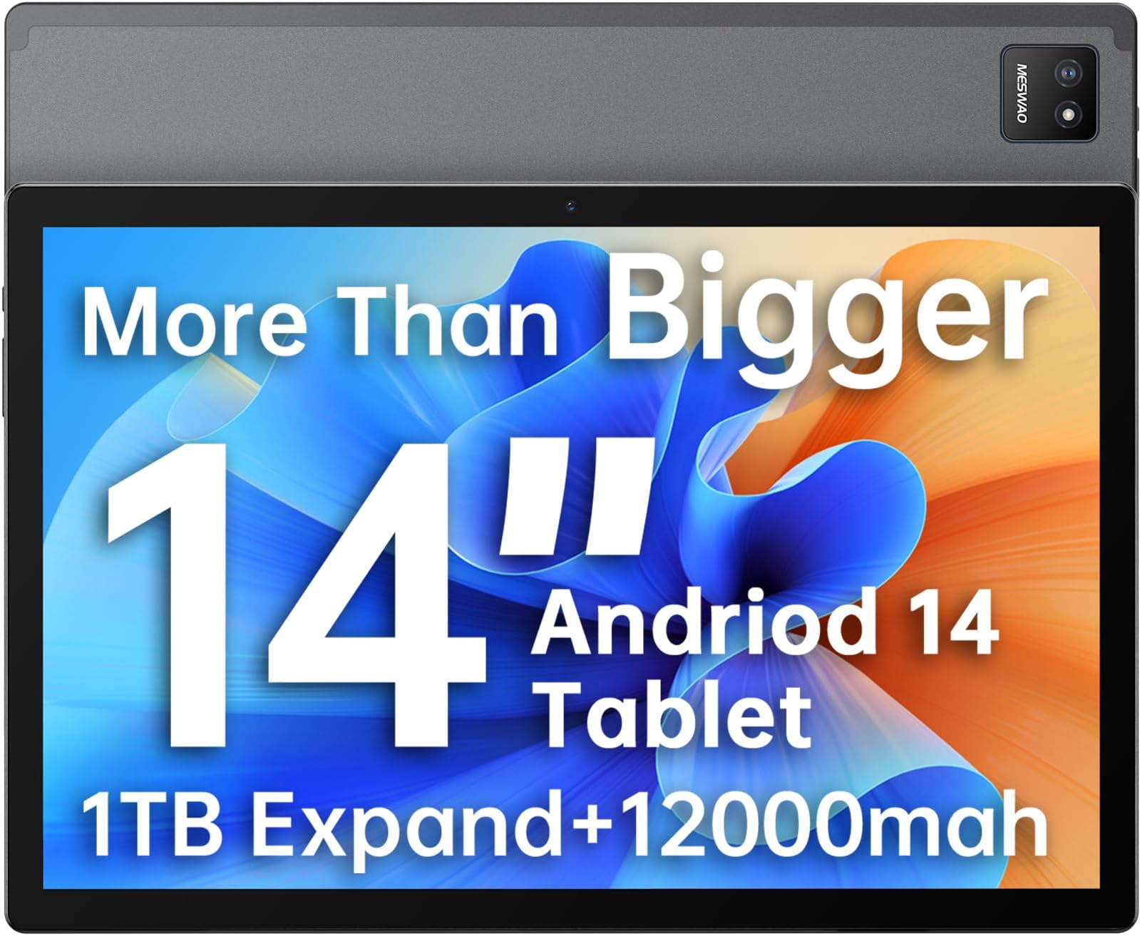 Amazon.com : Android Tablet, 12 inch Large Screen Tablet, 2 Years ...