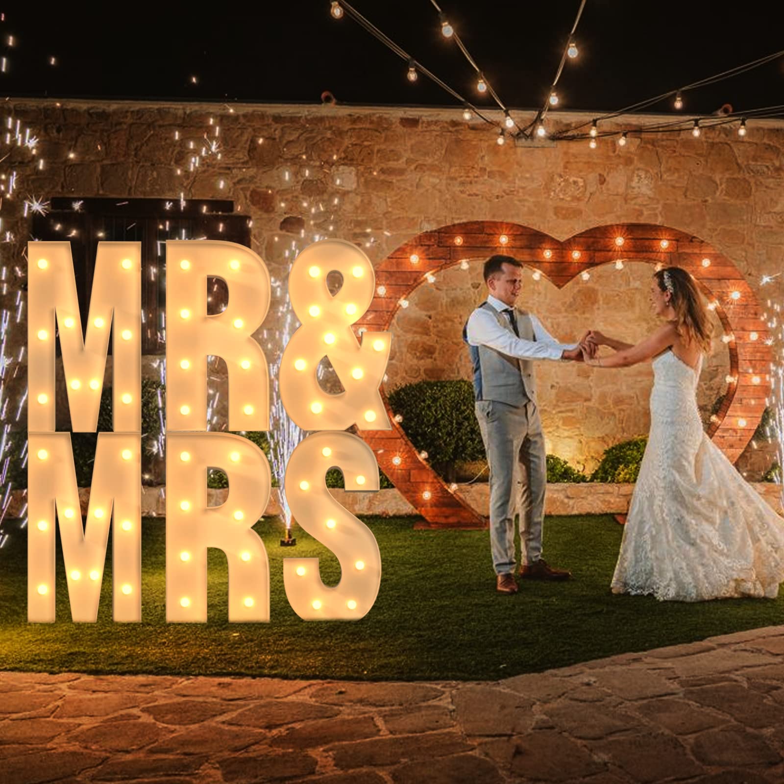 Snapklik.com : Marquee Light Up Letters, 3FT Large Light Up Letters For ...