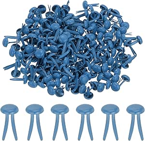 Amazon.com: PATIKIL 1000 PCS Paper Brass Fasteners Split Pins Pastel Mini Metal Brads Round Head ...