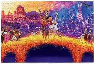 Amazon.com: Movie Coco Jigsaw Puzzles 1000 Piece Cartoon Anime Picture ...