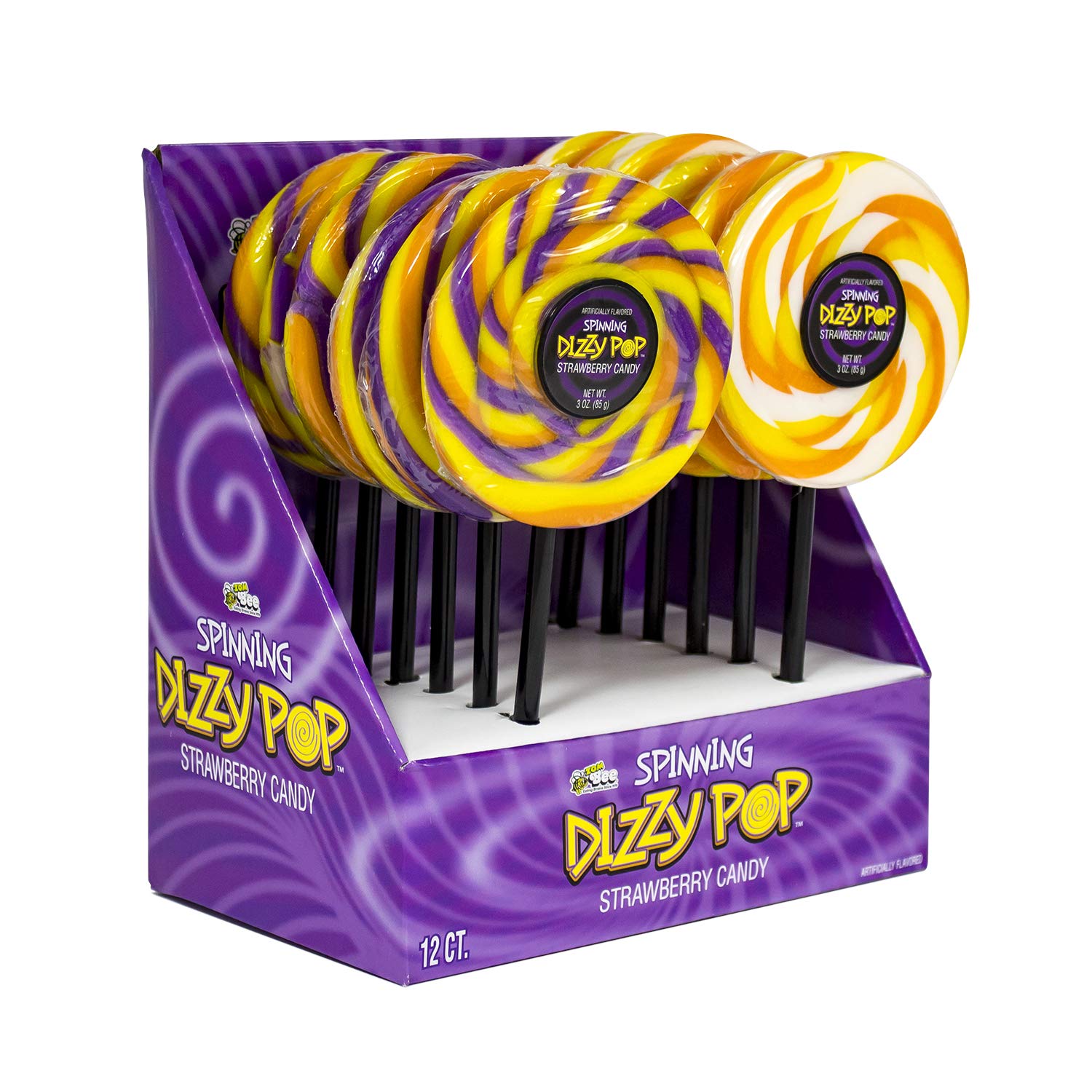 Amazon.com : Halloween Spinning Dizzy Pops, 12-Piece Display Box ...