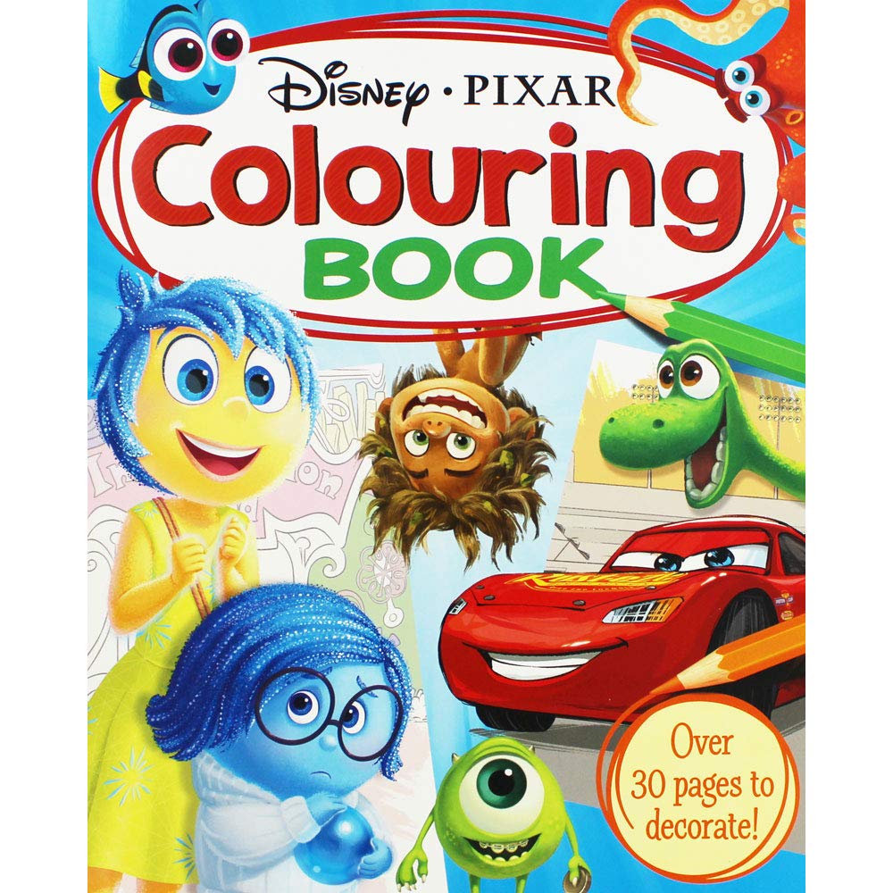 PIXAR: Colouring Book: SIMPLY COLOURING DISNEY: 9781788102209: Amazon ...