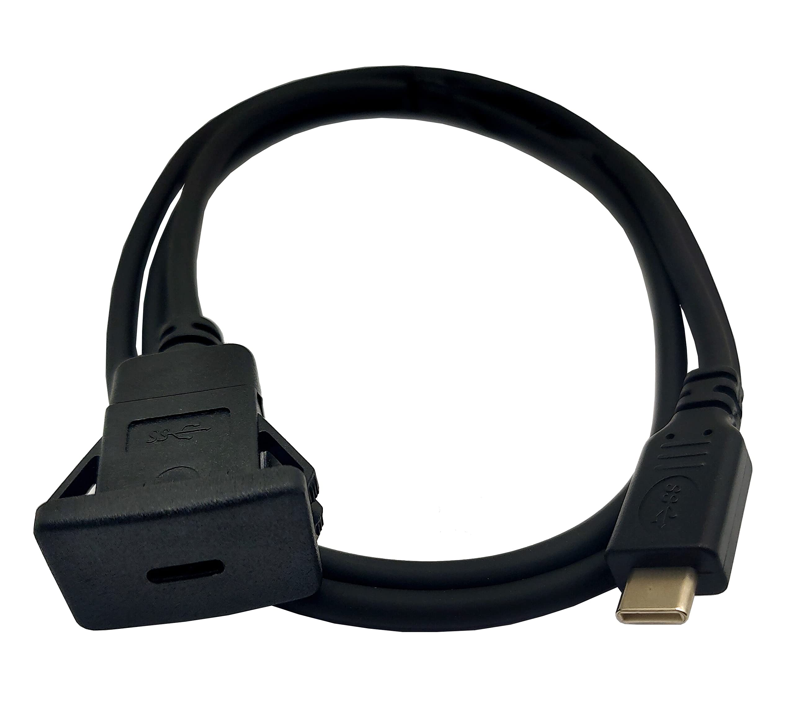 Amazon.com: Qaoquda USB C Square Flush Mount Cable, USB Type C 3.1 Male ...