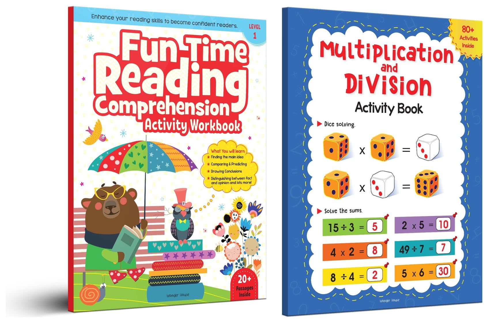 Fun Time Reading Comprehension - Activity Workbook For Children - Level ...