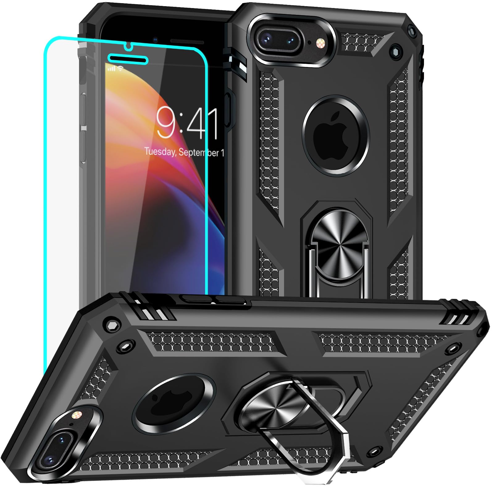 Amazon.com: Yiakeng for iPhone 8 Plus Case: iPhone 8 Plus Phone Case ...