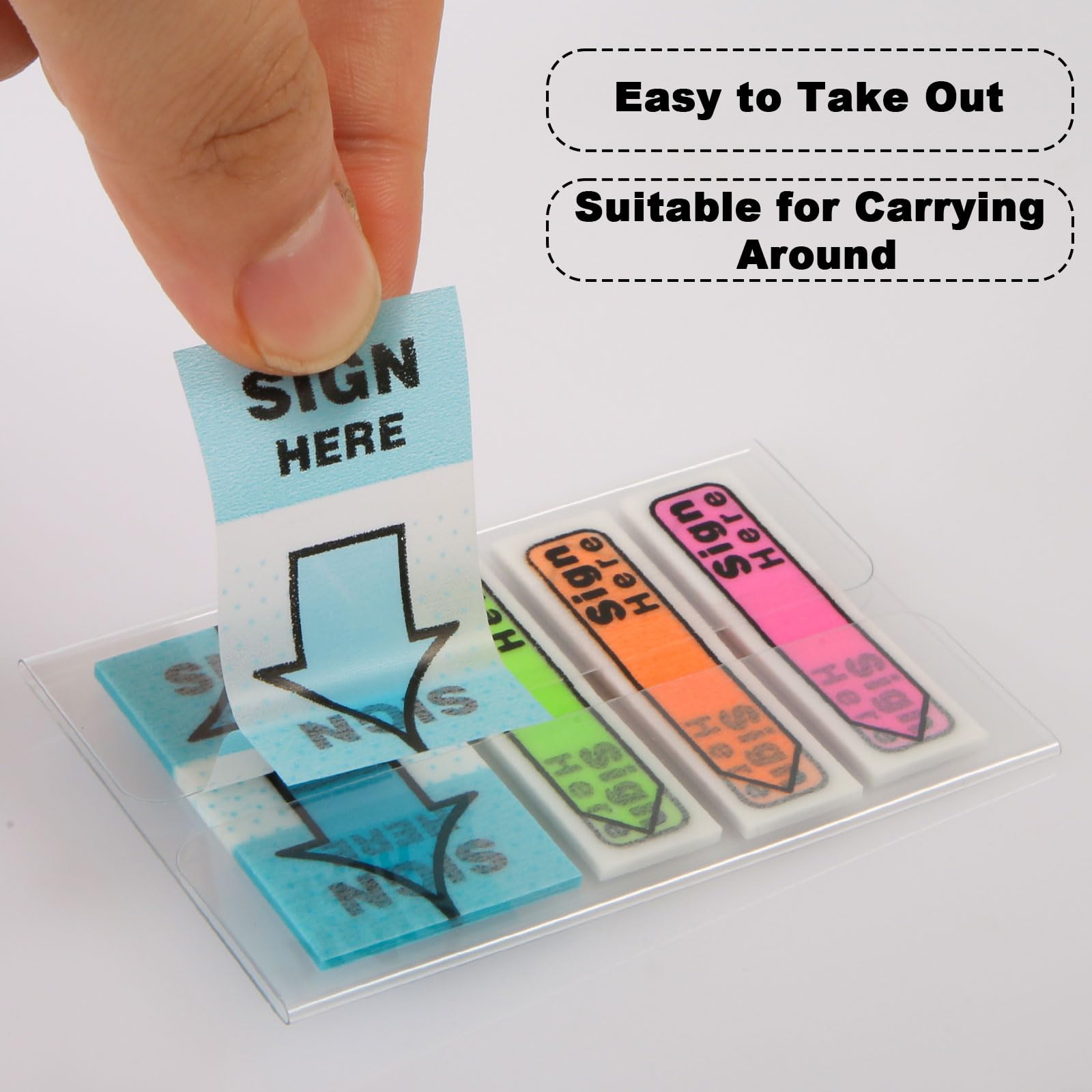 Sign Here Tabs Post It Organization Tabs 500pcs Sign Here Stickers ...